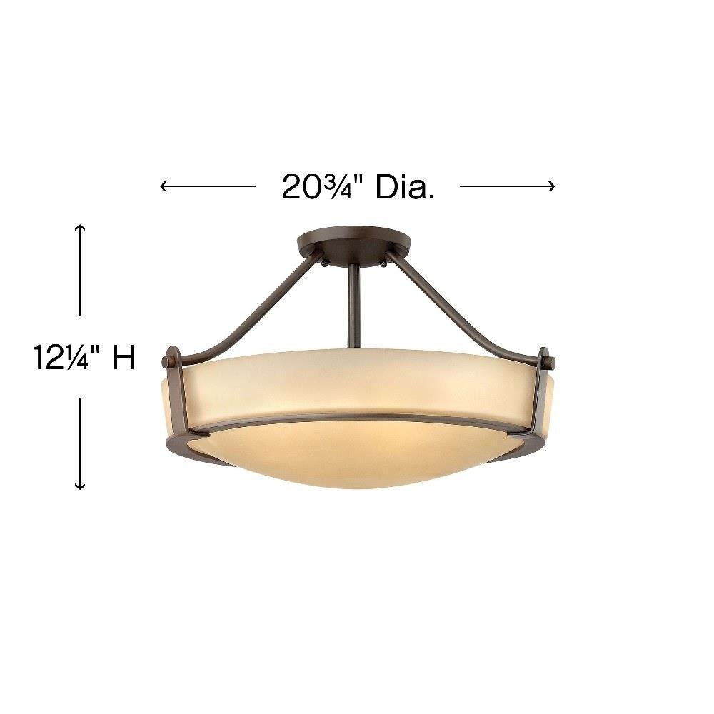 Gardner Farm 4 Light 20.75 Inch Wide Semi Flush Mount by Bailey Street ...