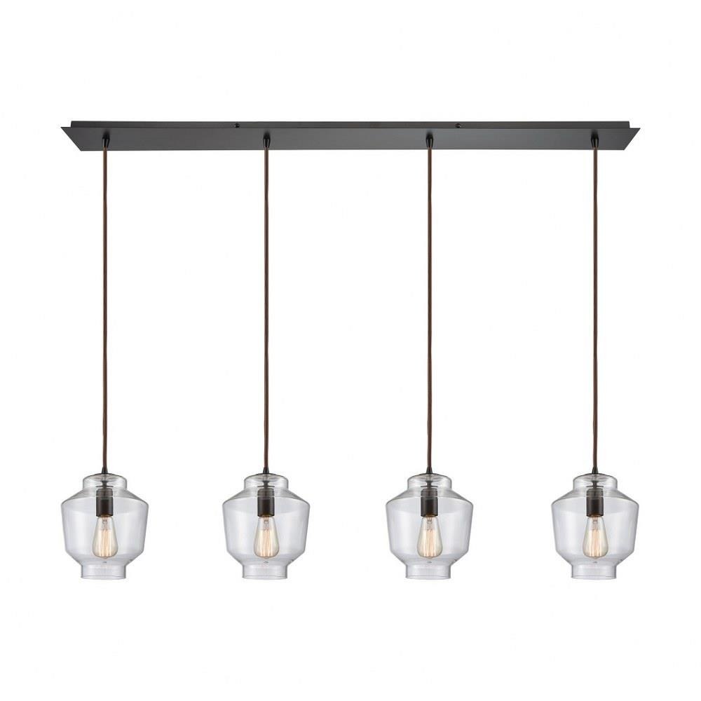 Bailey Street Home - 2499-BEL-2779846 - 4 Light Linear Pendant in ...