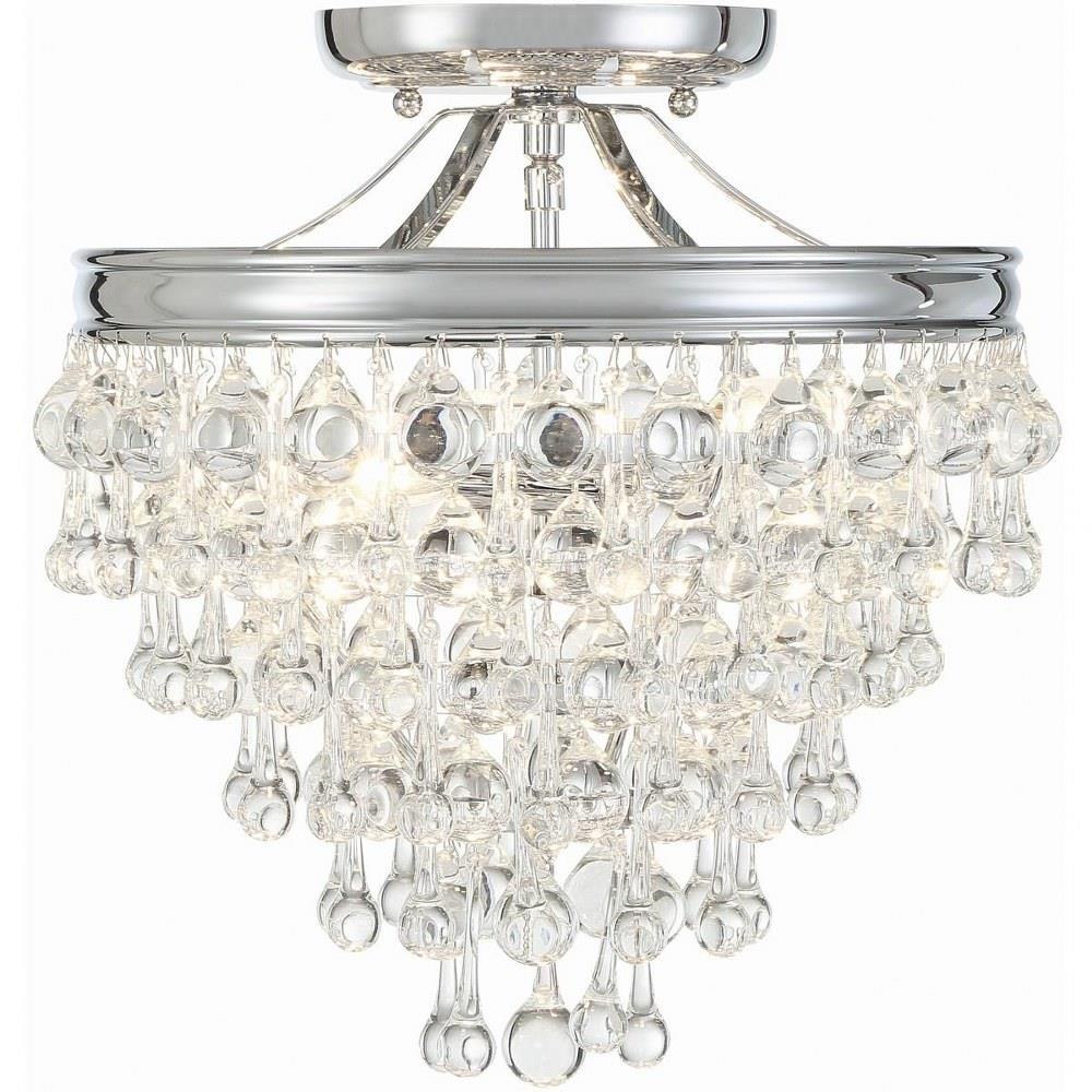Oxford Way 3 Light 13 Inch Wide Semi Flush Mount by Bailey Street Home ...