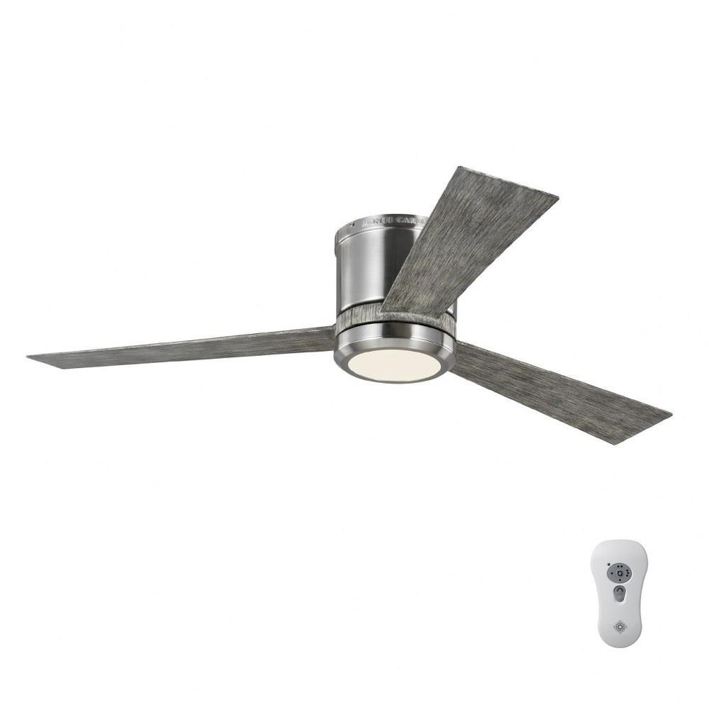 Propeller 52 Inch Hugger Ceiling Fan with LED Lights & Remote Control ...