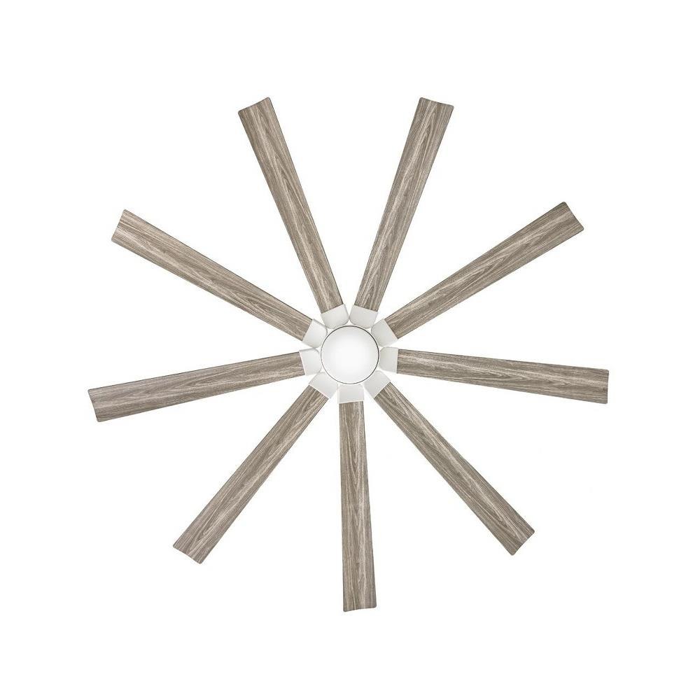 Wilson Grange 9 Blade Ceiling Fan with Light Kit 80 Inch Wide by BSH ...