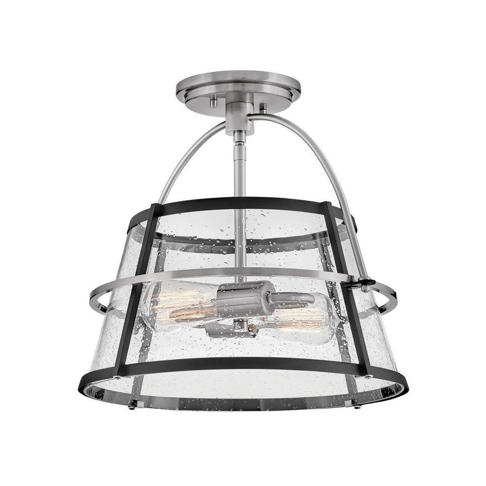 Ridge Way 28W 2 LED 15 Inch Wide Semi Flush Mount by Bailey Street Home ...