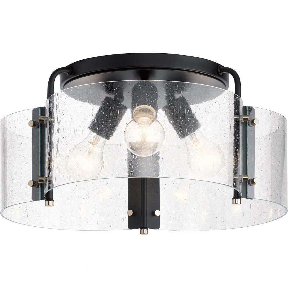 Newmarket Yard 3 Light 18 Inch Wide Semi Flush Mount by Bailey Street ...