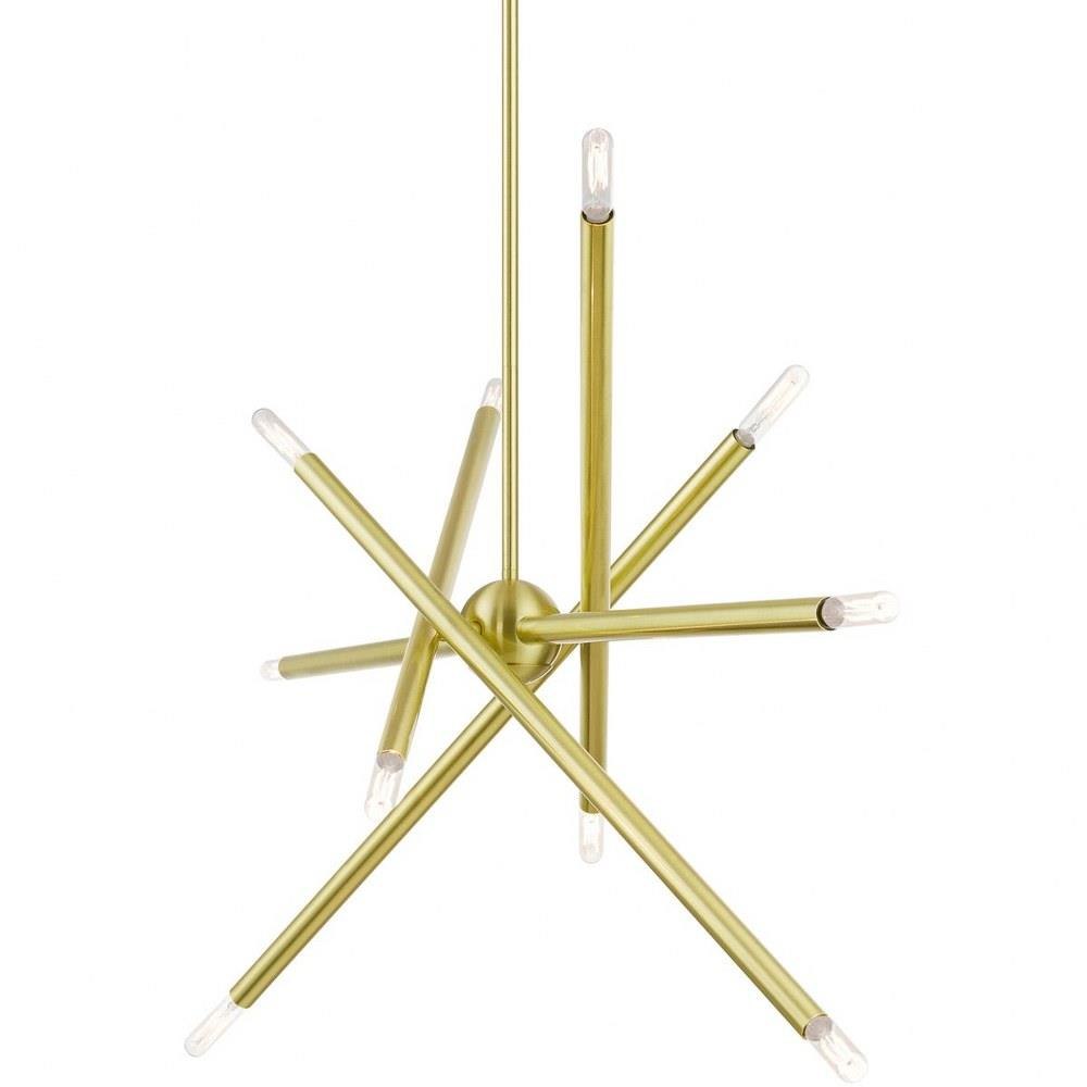 Wergs Drive 10 Light Asymmetrical Linear Chandelier by BSH - 218-BEL ...
